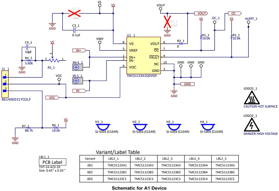TMCS1123xEVM Evaluation Modules - TI | Mouser